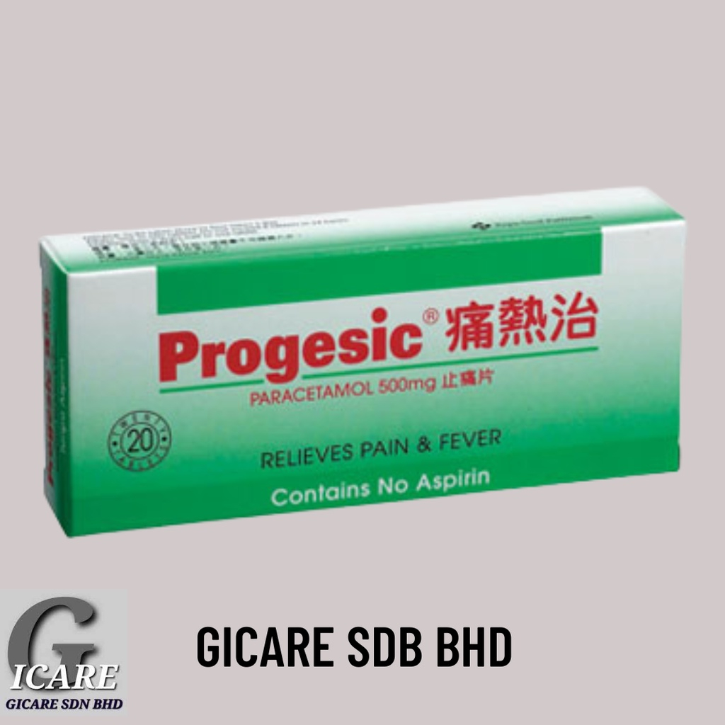 PROGESIC PARACETAMOL 500MG | Shopee Malaysia