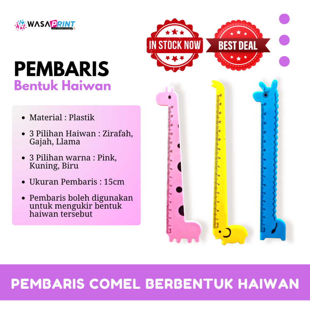 Stationary Ruler Set Pembaris School Cute Free Gift Stationery Alat ...