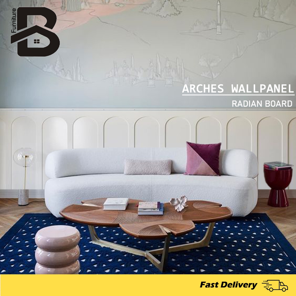 【Ready Stock】 Radian Batten Wall / Arches/ Arch / Shiplap Wind Coating ...