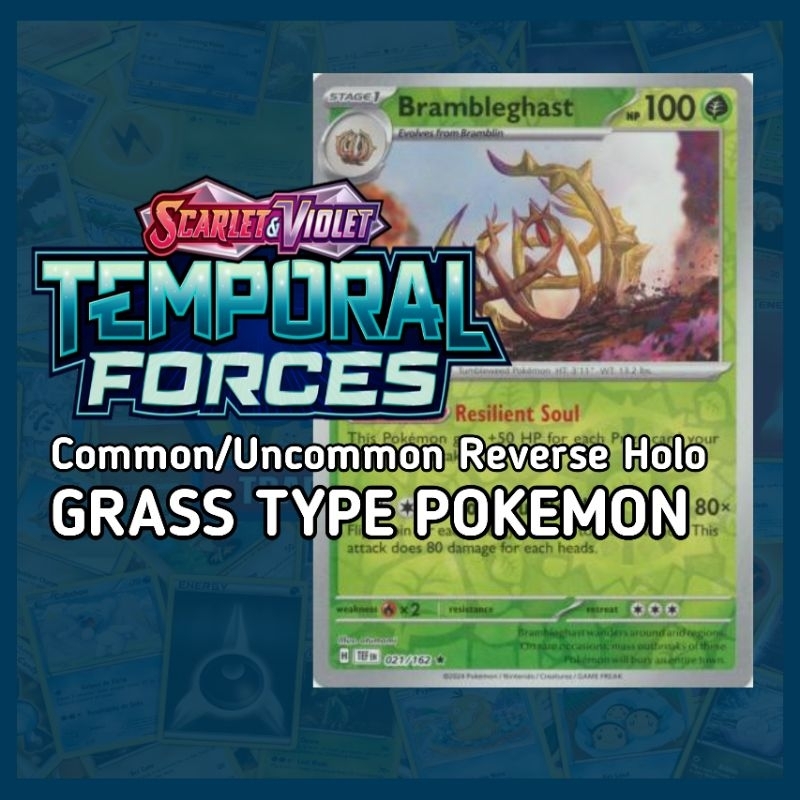 Temporal Forces: GRASS C/UC (Reverse Holo) | Shopee Malaysia