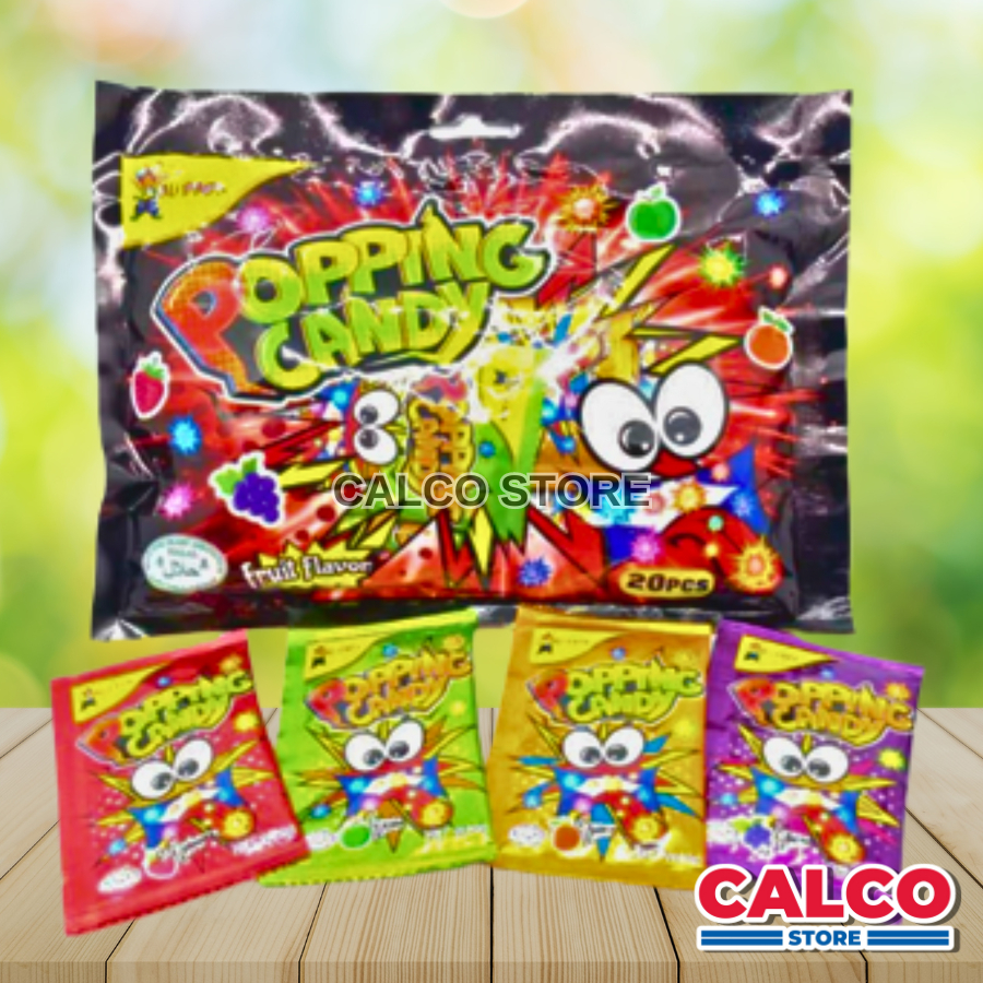 3g x 20pcs Ali Baba Brand Popping Candy Fruit Flavour Perisa Buah Gula ...