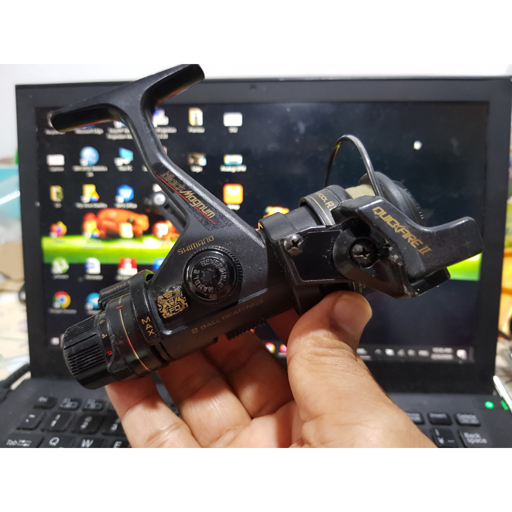 Vintage Shimano Black Magnum SBK1000Q Ultralight UL Fishing Reel ...