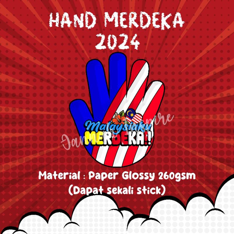 PROP MERDEKA | TANJAK MERDEKA | TIARA MERDEKA | MASK MERDEKA | STICKER ...