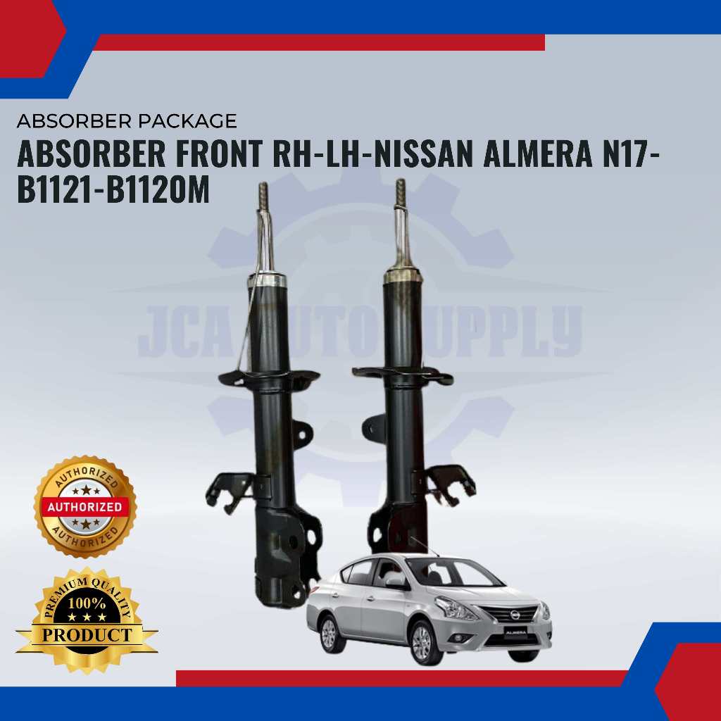 Nissan Almera N17 Rear-Front Absorber Set-APM-B1121-B1120-E2210 ...