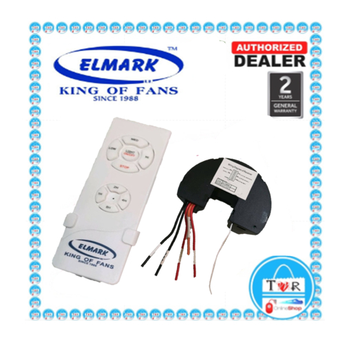 ELMARK F7 CEILING FAN PCB BOARD & REMOTE CONTROL - ORIGINAL | Shopee ...