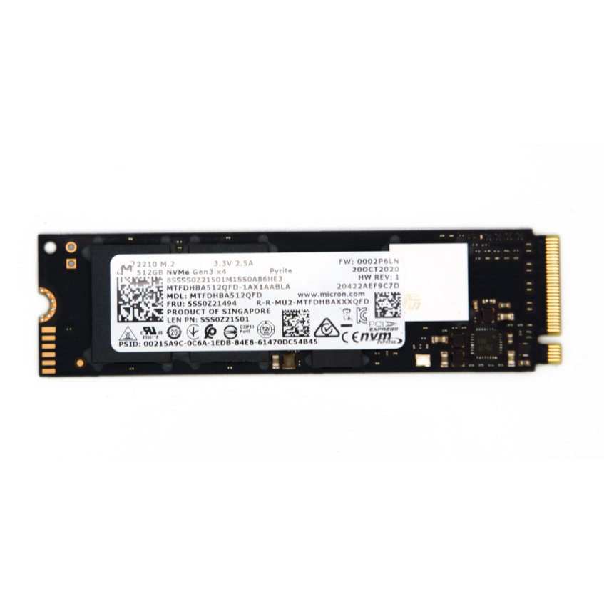Micron SSD 512GB 2210 NVMe PCIe Gen3 x4 MTFDHBA512QFD M09630-001 Solid ...
