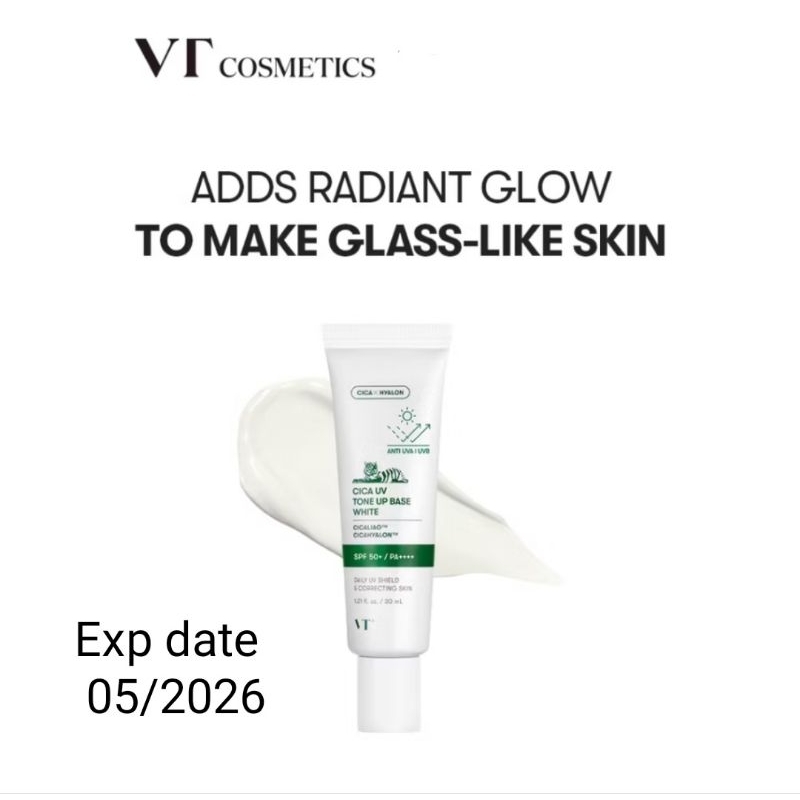 VT COSMETICS CICA UV TONE UP BASE WHITE SPF 50+/PA++++ | Shopee Malaysia