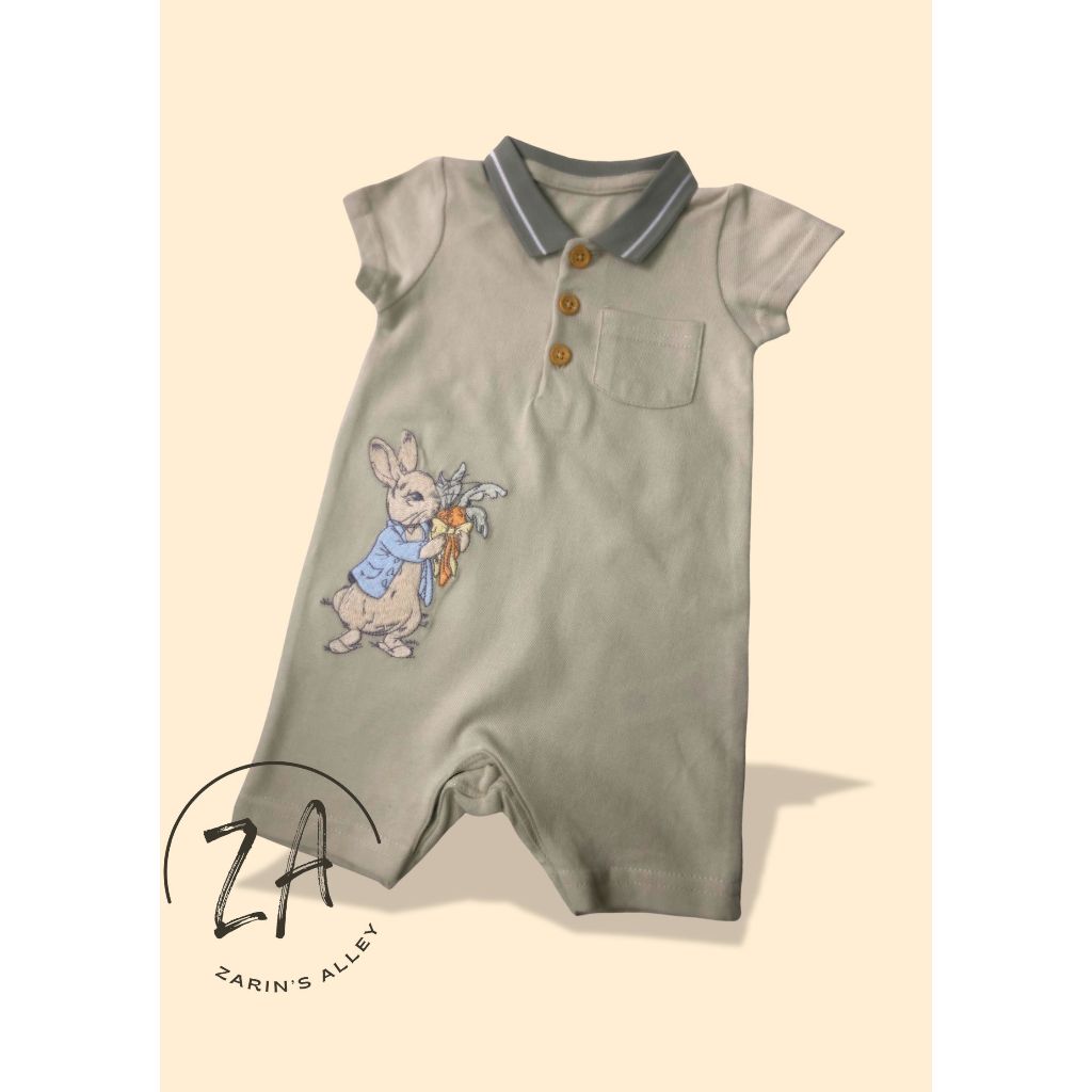 [0-24m] BABY JUMPER / baby romper jumper / Peter Rabbit jumper | Shopee ...