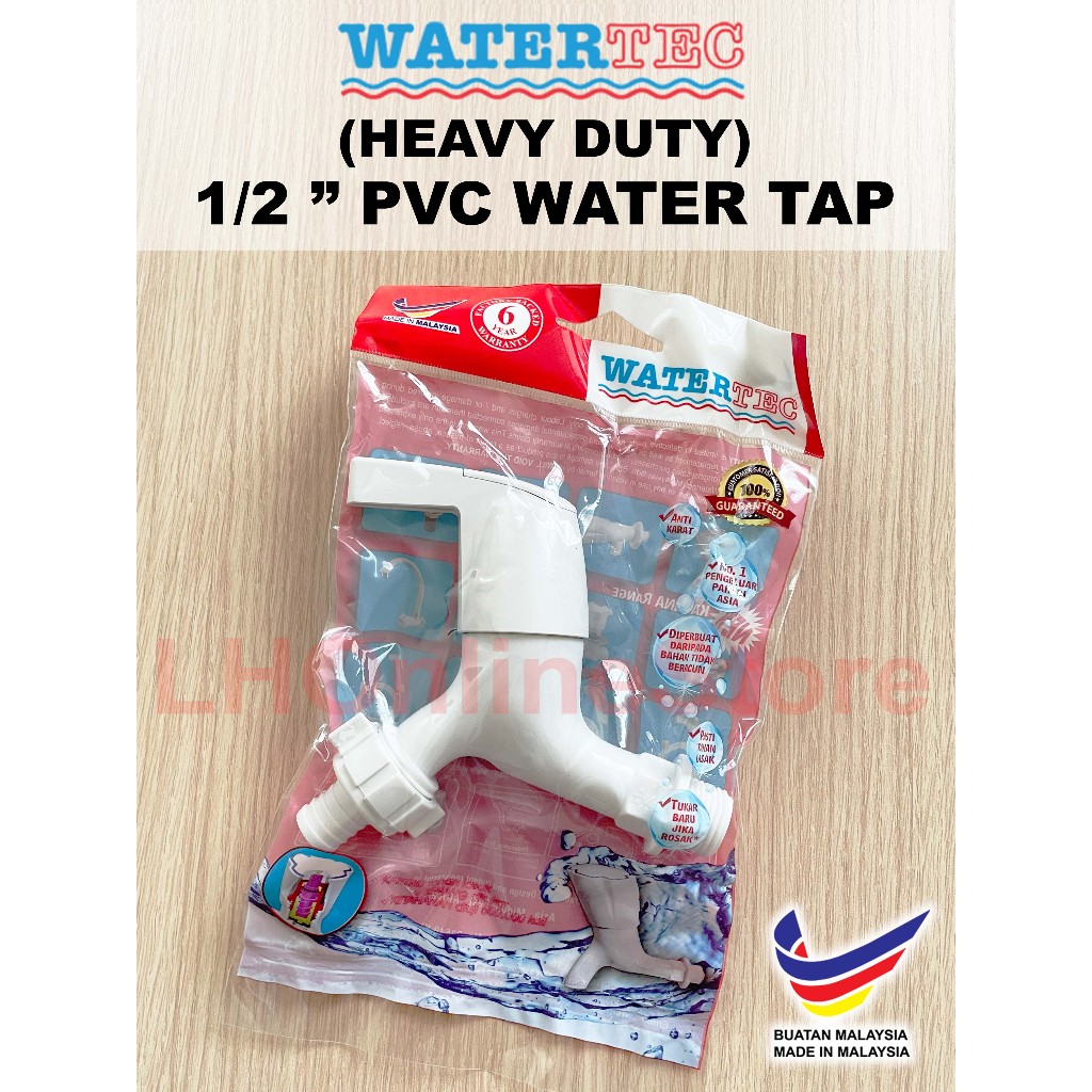 (Made in Malaysia) Watertec-PVC Tap/ Bib Tap/ Kepala Paip (Heavy Duty) | Shopee Malaysia