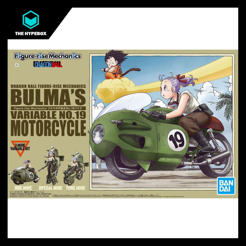 BANDAI - Figure-rise Mechanics Bulma’s Variable No.19 Motorcycle - Dragon Ball | Shopee Malaysia