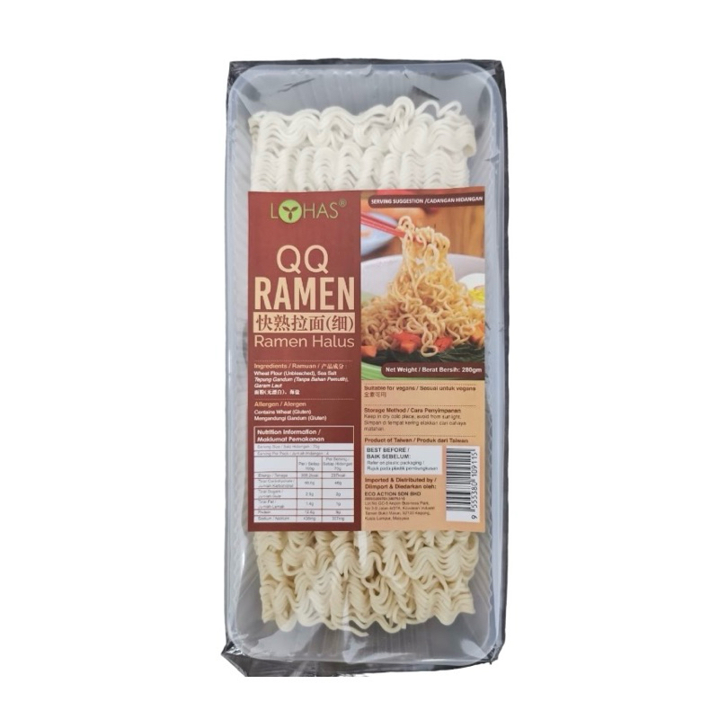 Lohas Organic QQ Ramen 280g 有机QQ拉面 | Shopee Malaysia