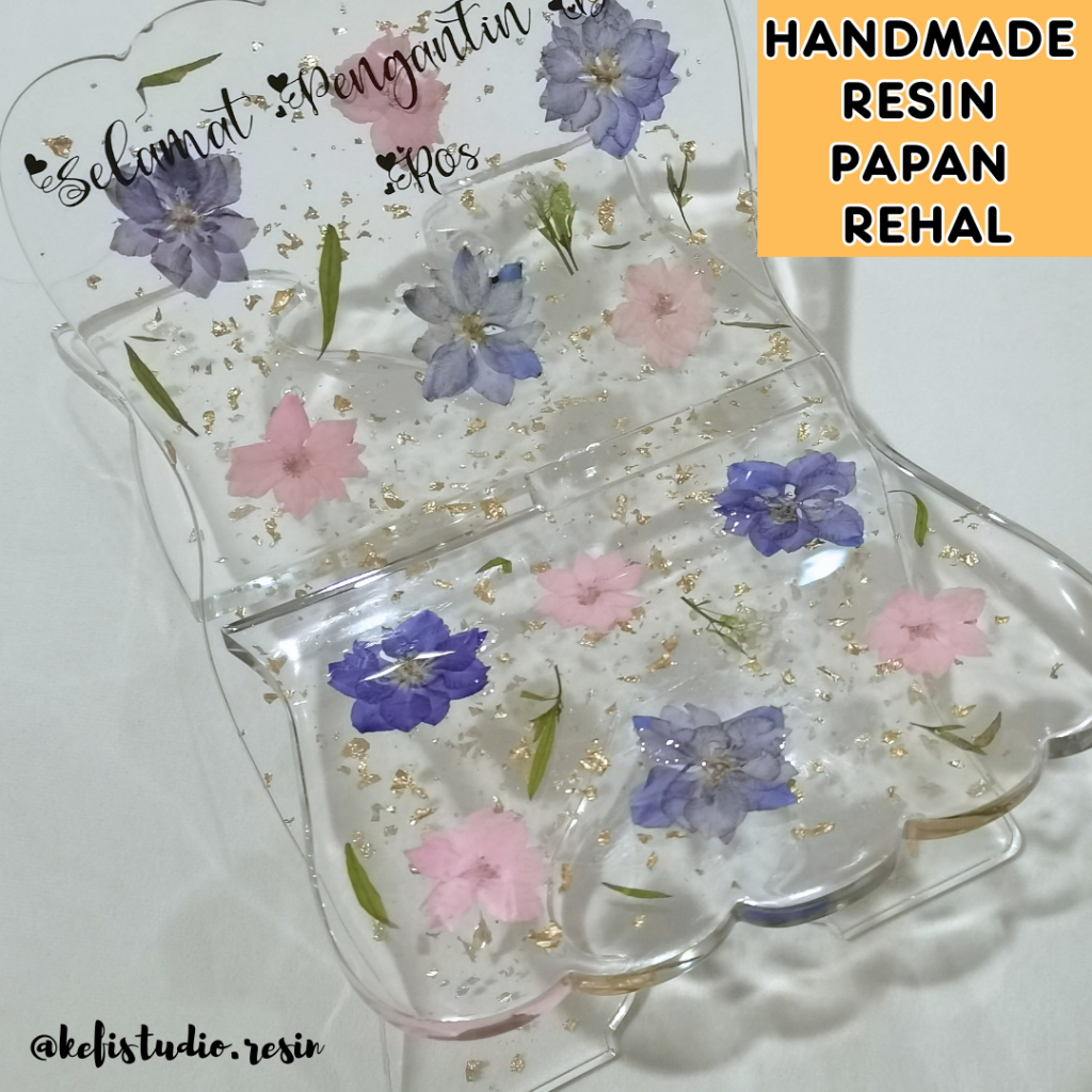 Transparent Design #7 Papan Rehal Resin Handmade | Transparent Rehal ...