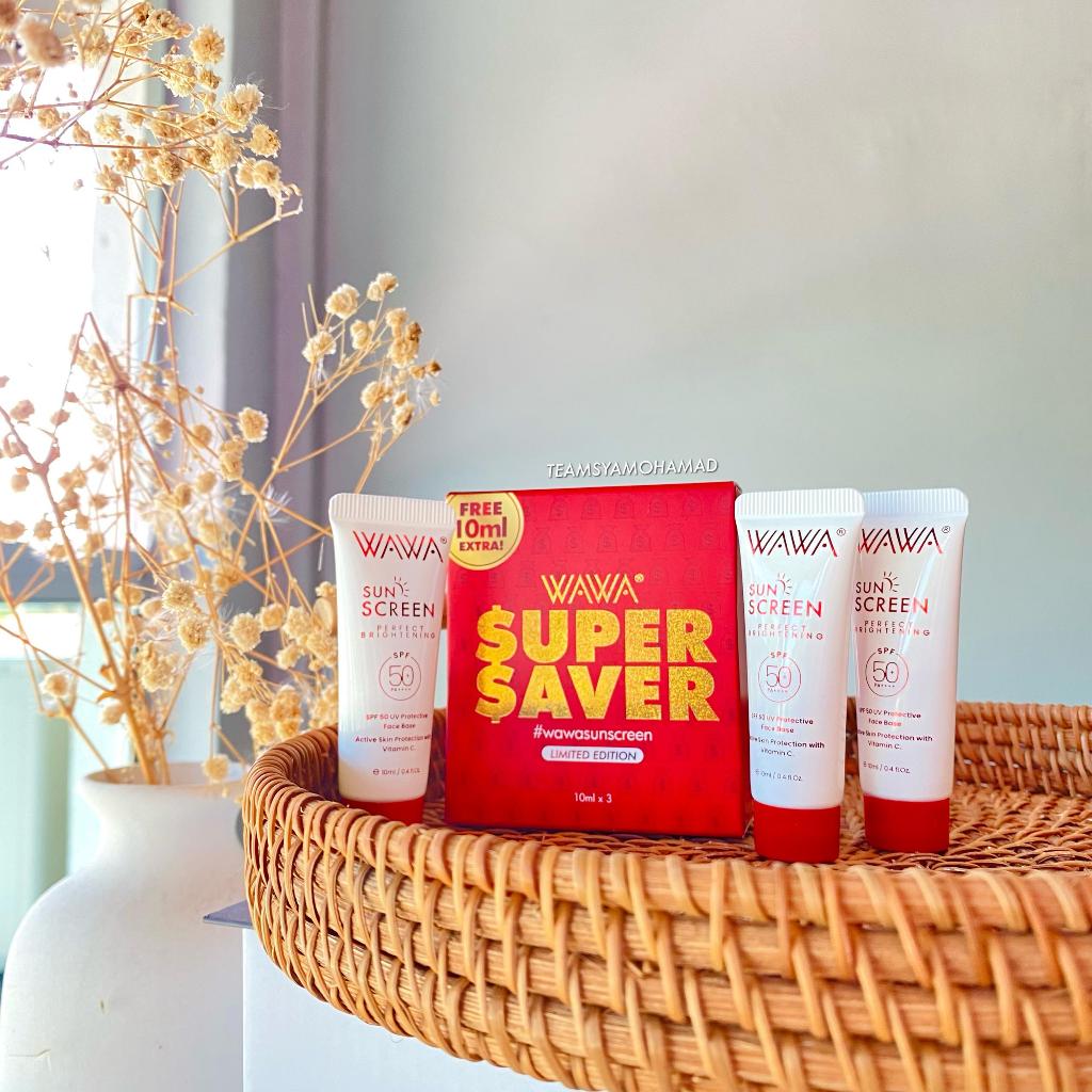 WAWA SUNSCREEN SUPER SAVER (FREE SUNSCREEN INSIDE) | Shopee Malaysia