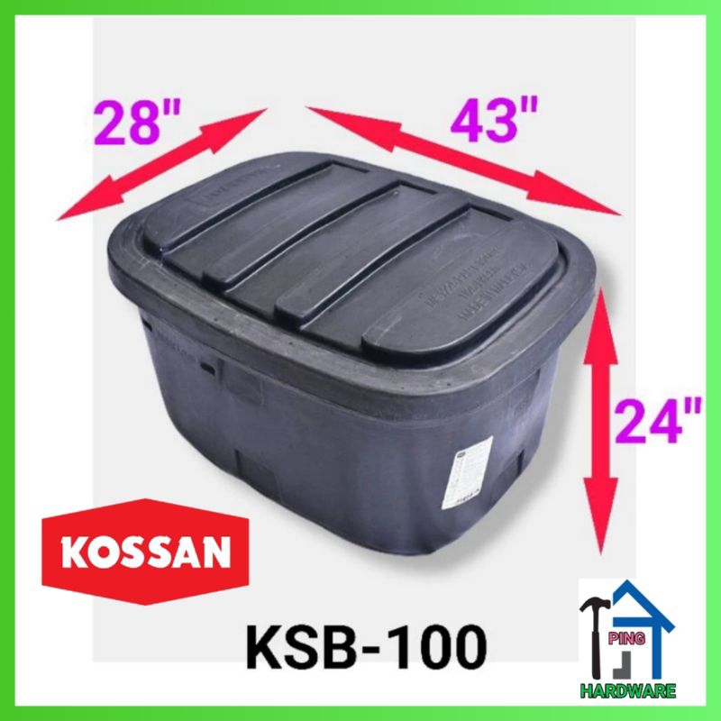 Kossan KSB-100 Poly Tangki 100Gallon | Shopee Malaysia