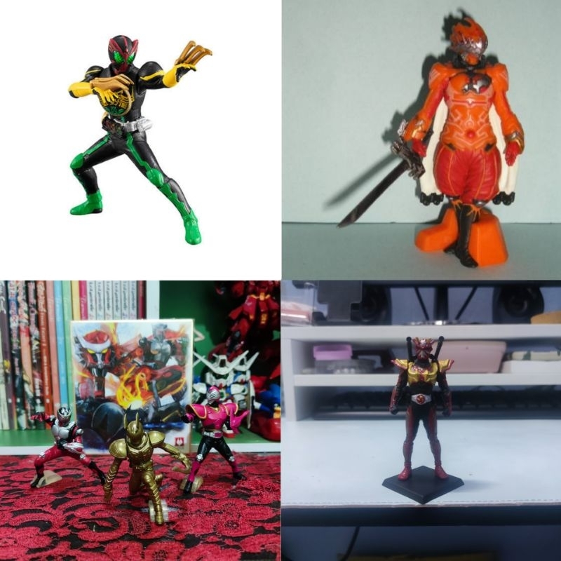 Bandai HG Kamen Rider 000, Chalice, Ryuki, Raia , Hibiki Armed and ...