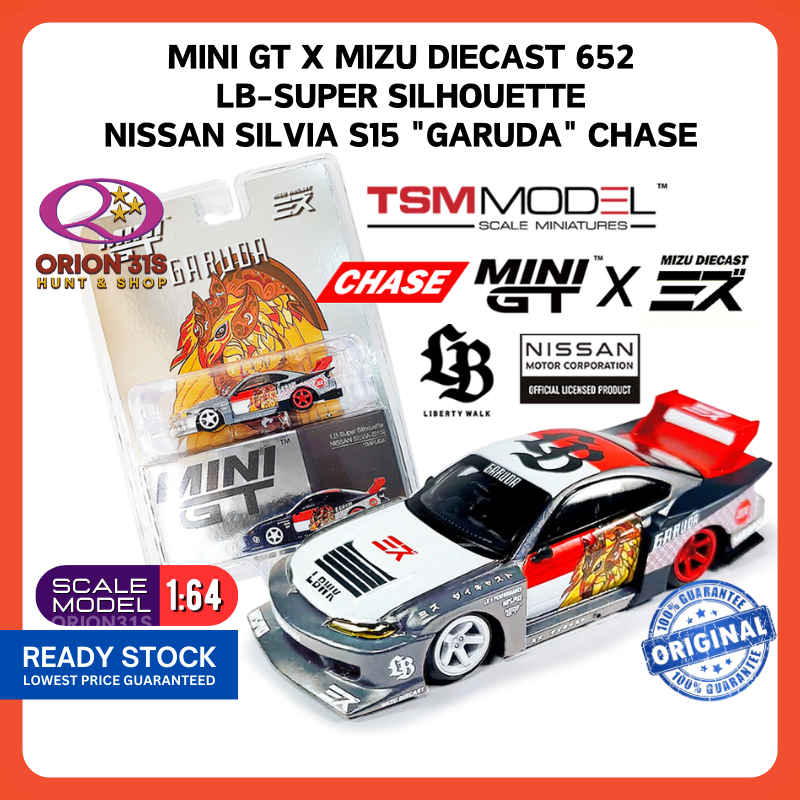 Mini GT Mizu Diecast LB-Super Silhouette Nissan Silvia S15 "Garuda" 652 ...