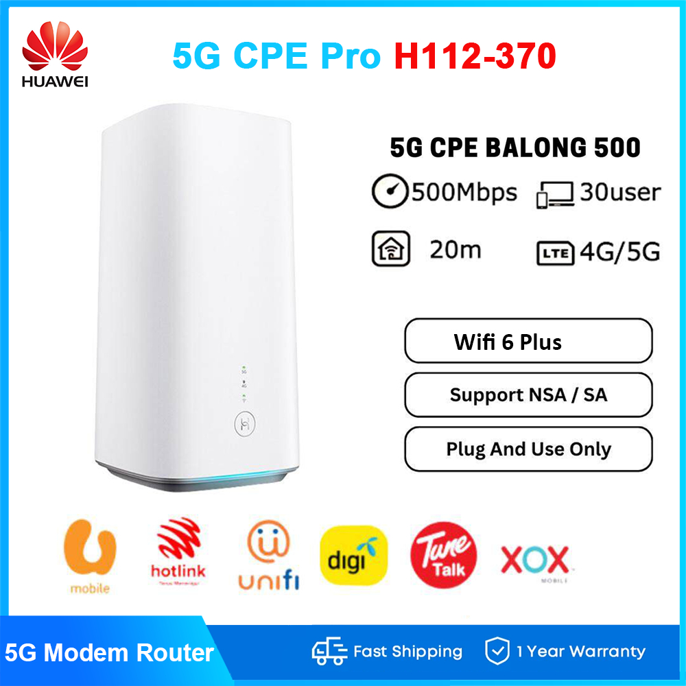 Huawei 5G CPE Pro MODEM NEW MODEL🔥MODIFIED 5G MODEM CPE Pro H112-370 4G ...