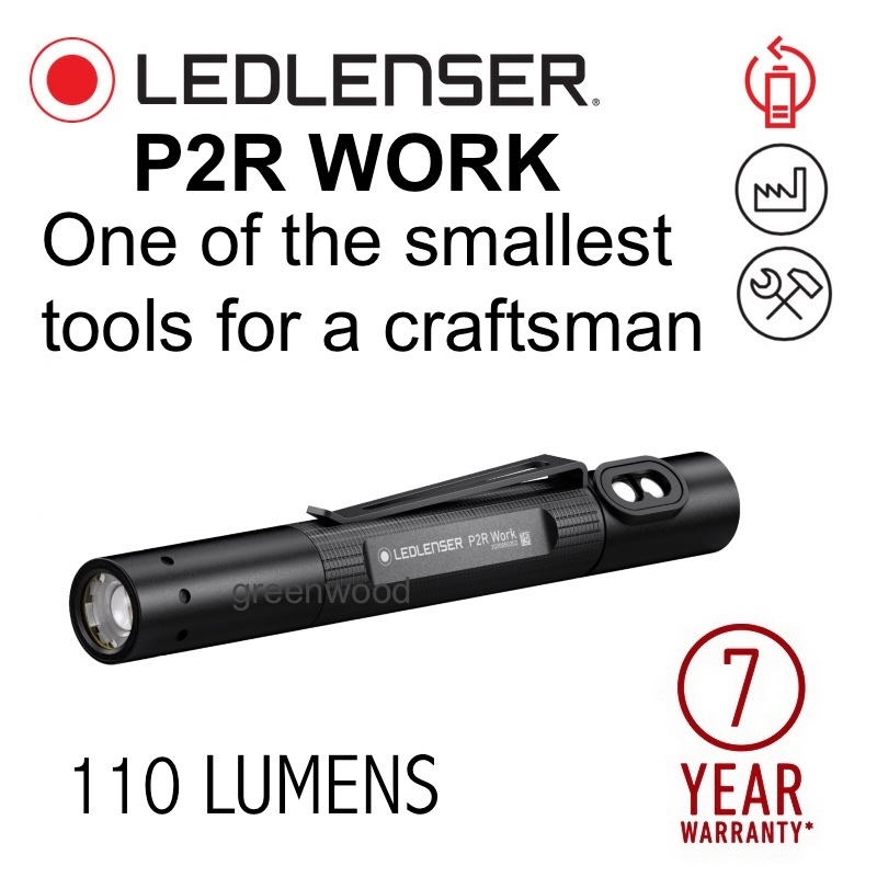 P2R Work LEDLENSER RECHARGEABLE Flashlight - 110 Lumens [Led Lenser ...