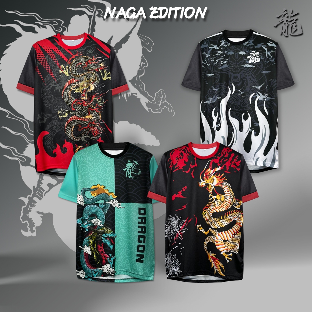 🔥RDYSTOCK🔥 BAJU NAGA DRAGON GRAPHIC JERSEY DESIGN TSHIRT TAHUN NAGA ...