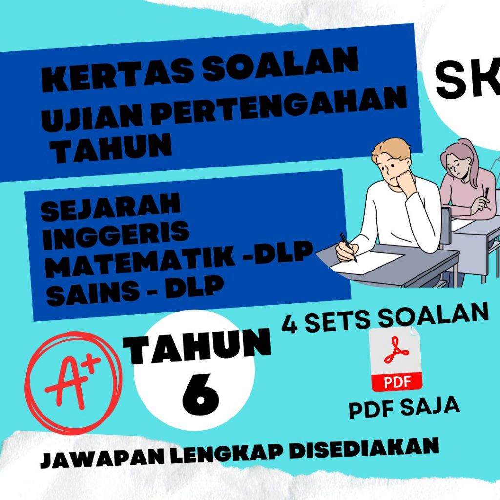 Z22-Model Soalan Ujian Pertengahan Tahun 6 4 sets UPSA SK PBD Sejarah ...