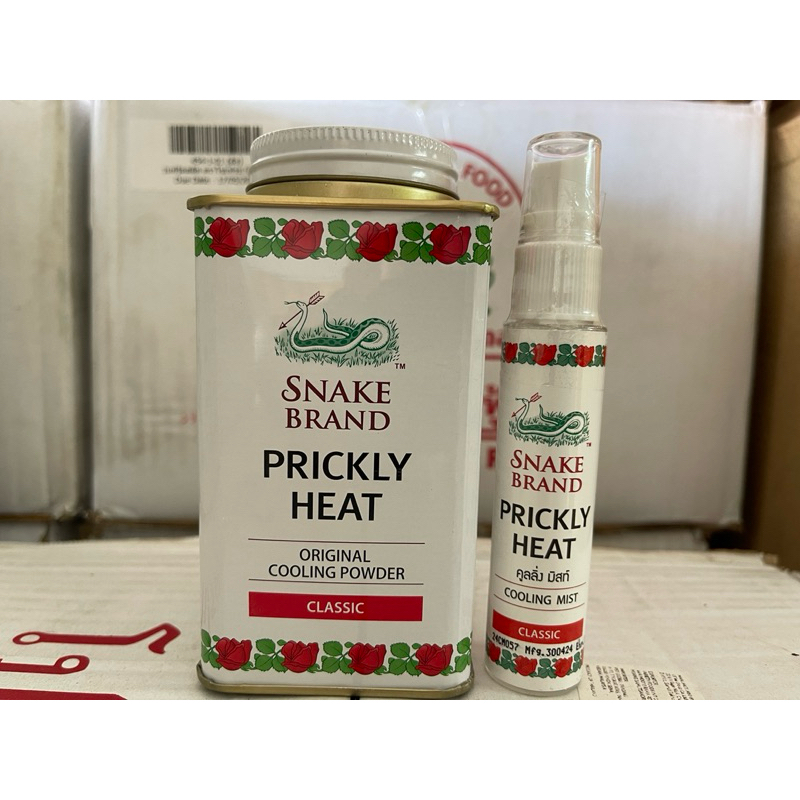 SNAKE BRAND CLASSIC PRICKLY HEAT COOLING POWDER 140g / COOLING MIST ...