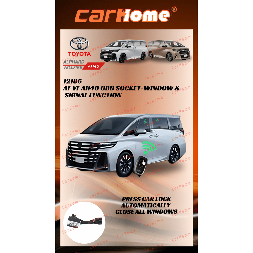 TOYOTA ALPHARD VELLFIRE 2023 2024 AH40 AGH40 AUTOMATIC WINDOW CLOSER ...
