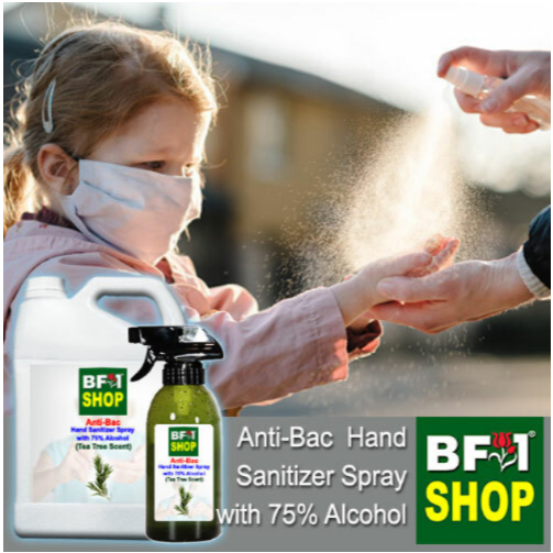 BF-1 PENYEMBUR SANITASI ANTI-BAC HAND SANITIZER SPRAY WITH 75% ALCOHOL ...