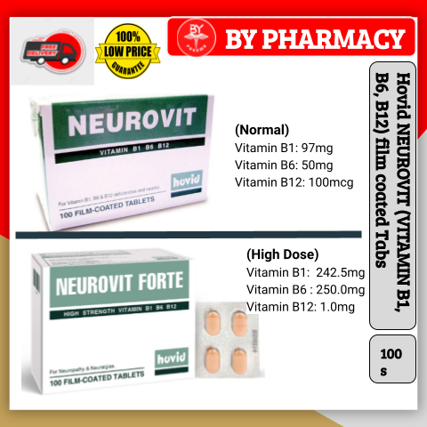 Hovid Neurovit/ Neurovit Forte 100's (Vitamin B1 B6 B12) | Shopee Malaysia