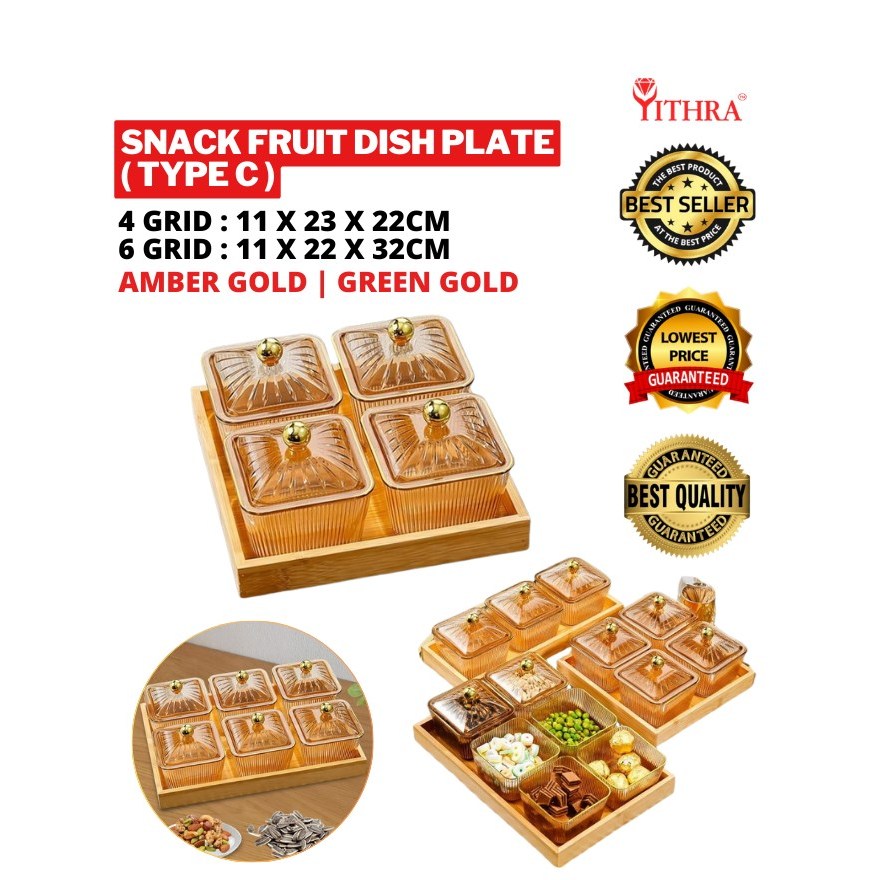 [ READY STOCK SABAH ] SNACK FRUIT DISH PLATE ( TYPE C ) | Shopee Malaysia