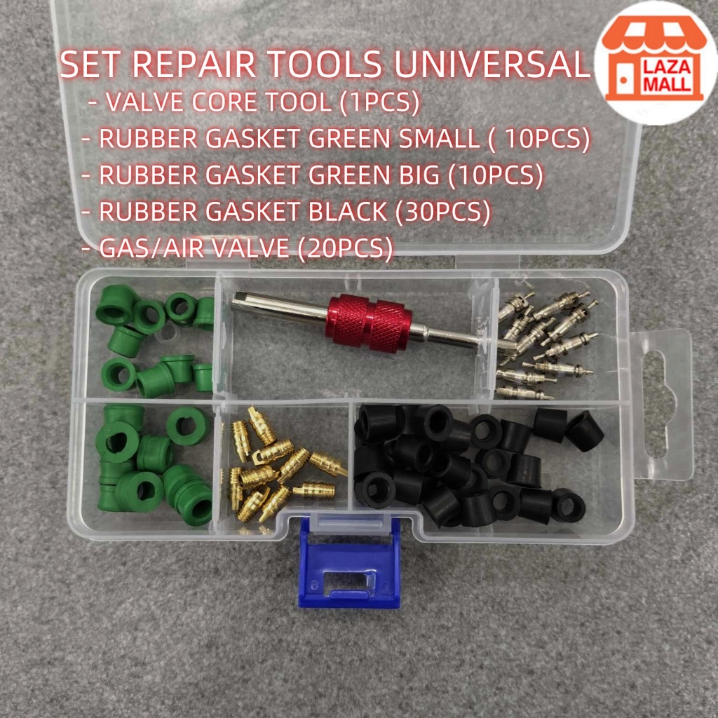 Aircond Repair Tools R12 R134/71PCS in 1set/ Rubber Gasket Black, Green ...