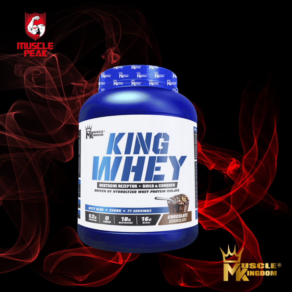 Muscle Kingdom King Whey Hydro Whey Protein Isolate Primary 5lbs/2.2kg ...
