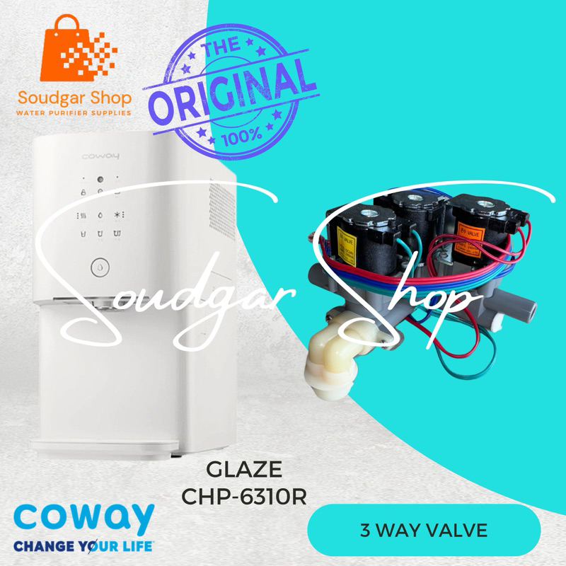 COWAY 3-Way Valve New Replacement Part for Water Purifier GLAZE CHP ...