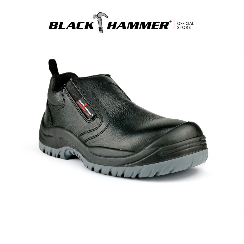 Black Hammer Men Low Cut Slip On Safety Shoe BH-1507-BI | Shopee Malaysia