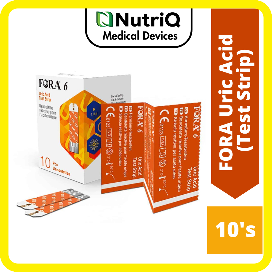 FORA 6 Plus Uric Acid Test Strip (10's) | Shopee Malaysia