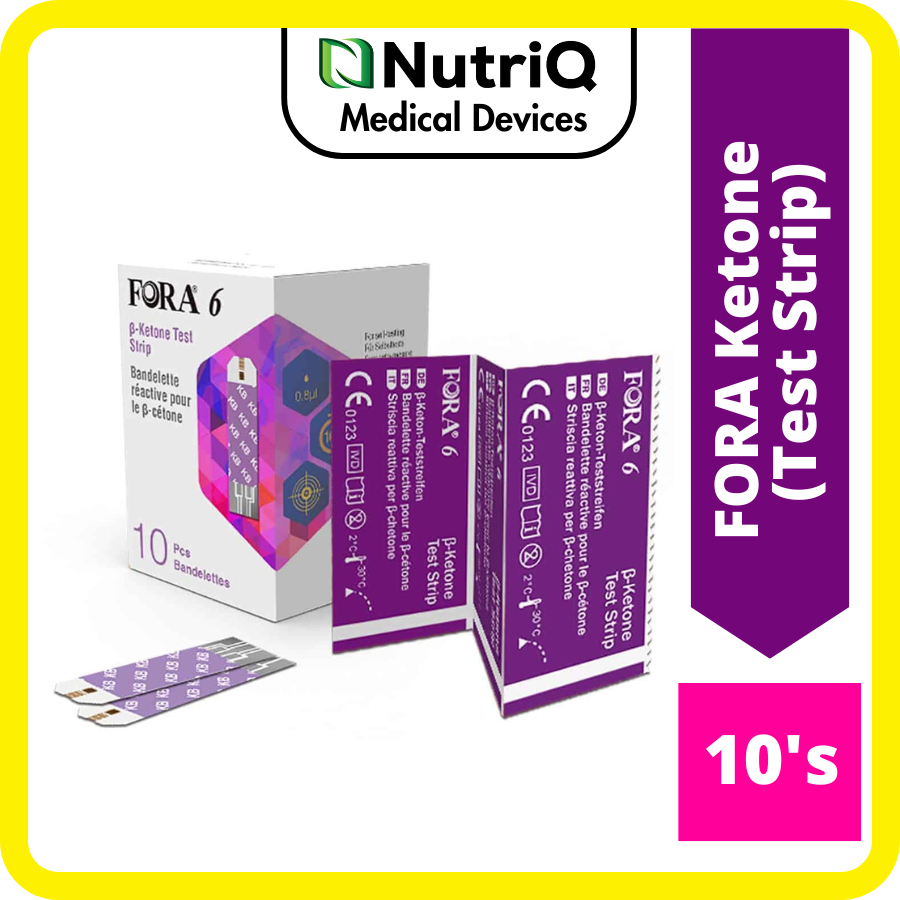 FORA 6 Plus Ketone Test Strip (10's) | Shopee Malaysia