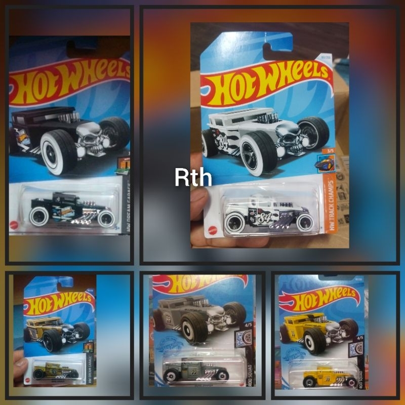 Hot Wheels Bone Shaker Moon Eye | Shopee Malaysia