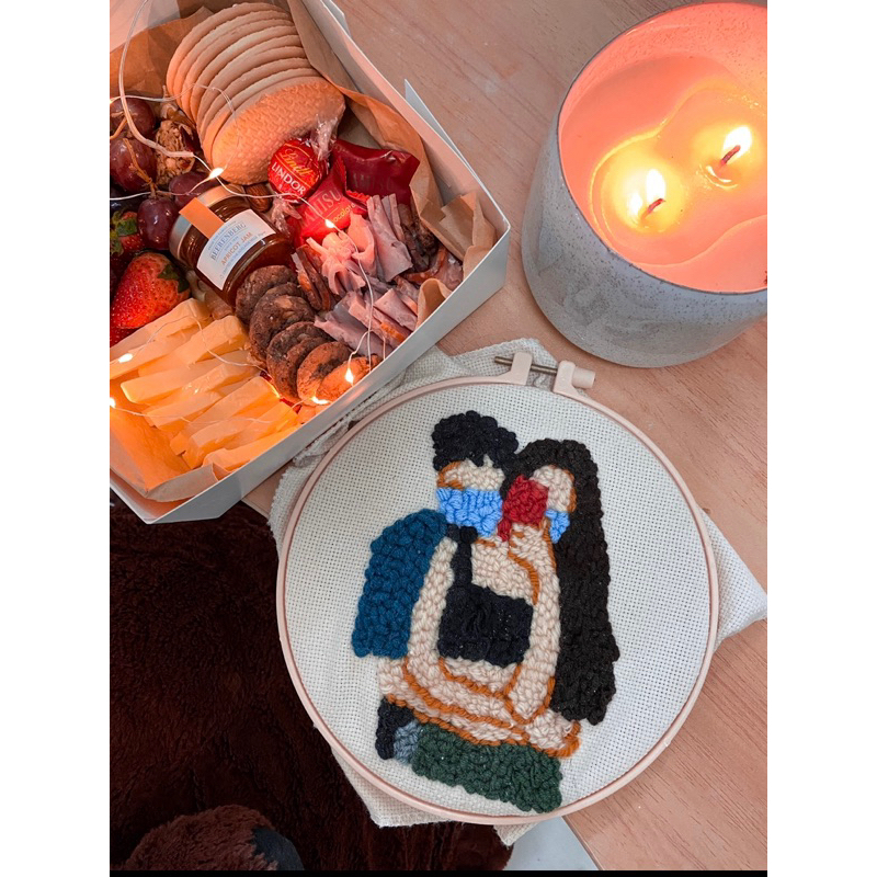 Custom-made Tufting Couple Photo Frames Anniversary Gifts Idea Memories ...
