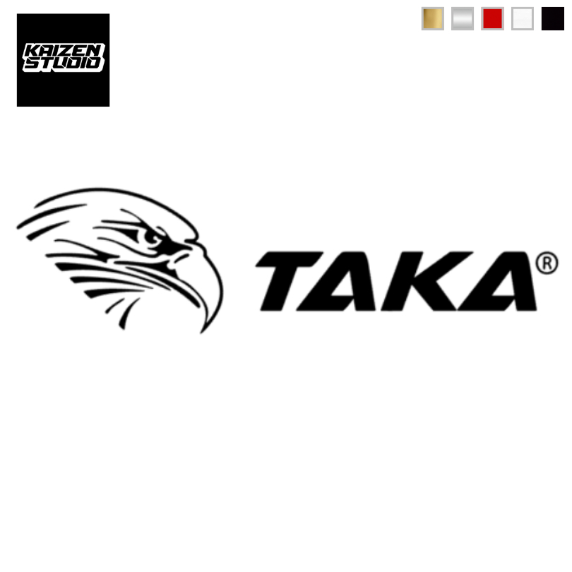 KAIZEN STUDIO Taka Roofbox STICKER Kereta Outdoor Expedition Camping ...