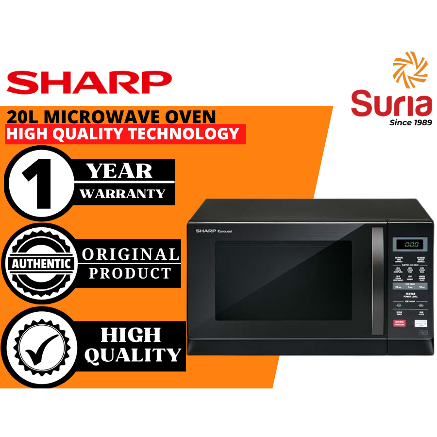 (Free Bubble Wrap) Sharp 20L Microwave Oven R207EK | Shopee Malaysia