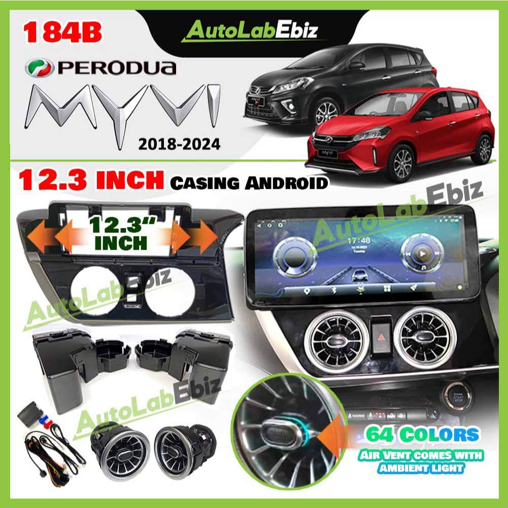 Perodua Myvi Gen3 Facelift 2018-2024 - 12.3 inch BBA Casing Android ...