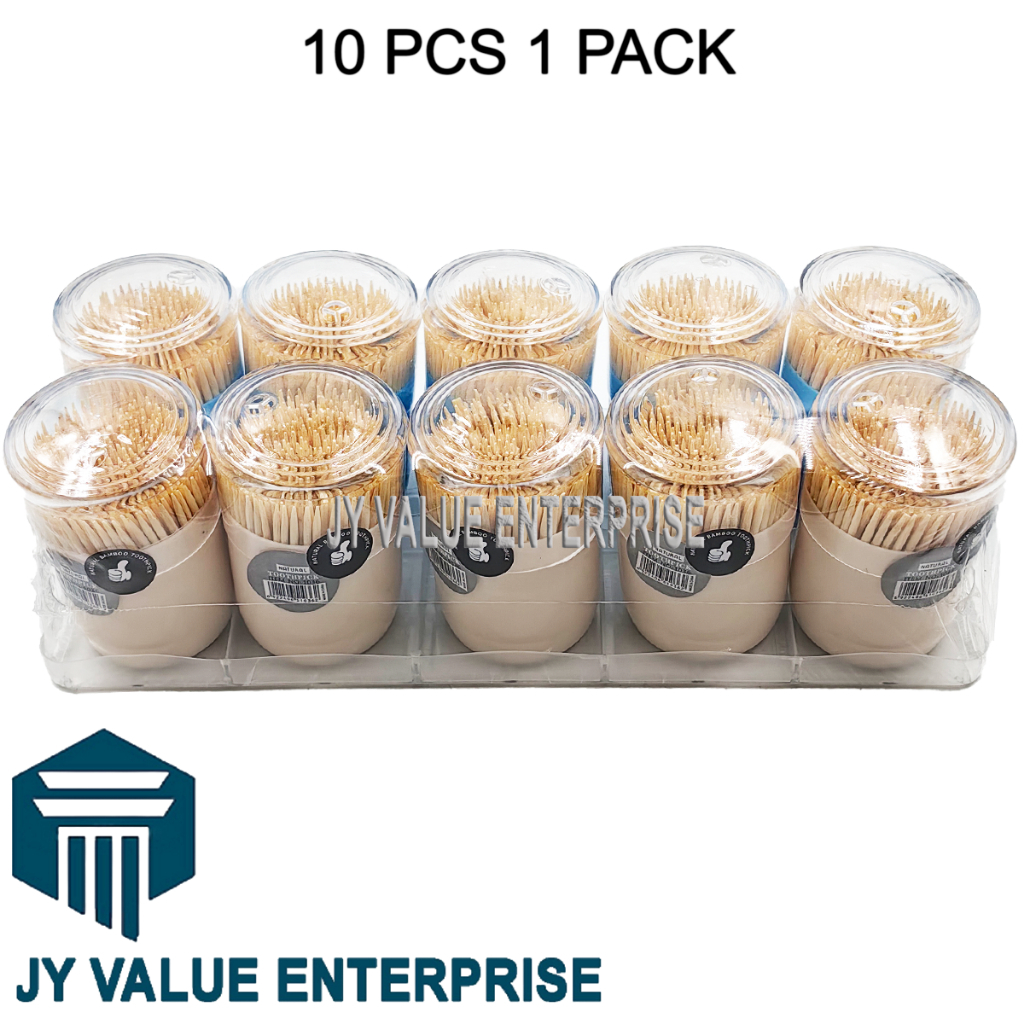 Toothpicks / Bamboo Toothpick (10 bottle/pack) | Shopee Malaysia