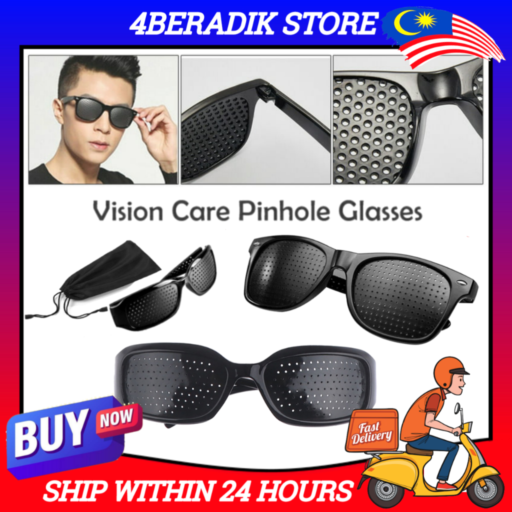 Vision Care Pin Hole Eyeglasses Eye Training Glass Pinhole Glasses ...