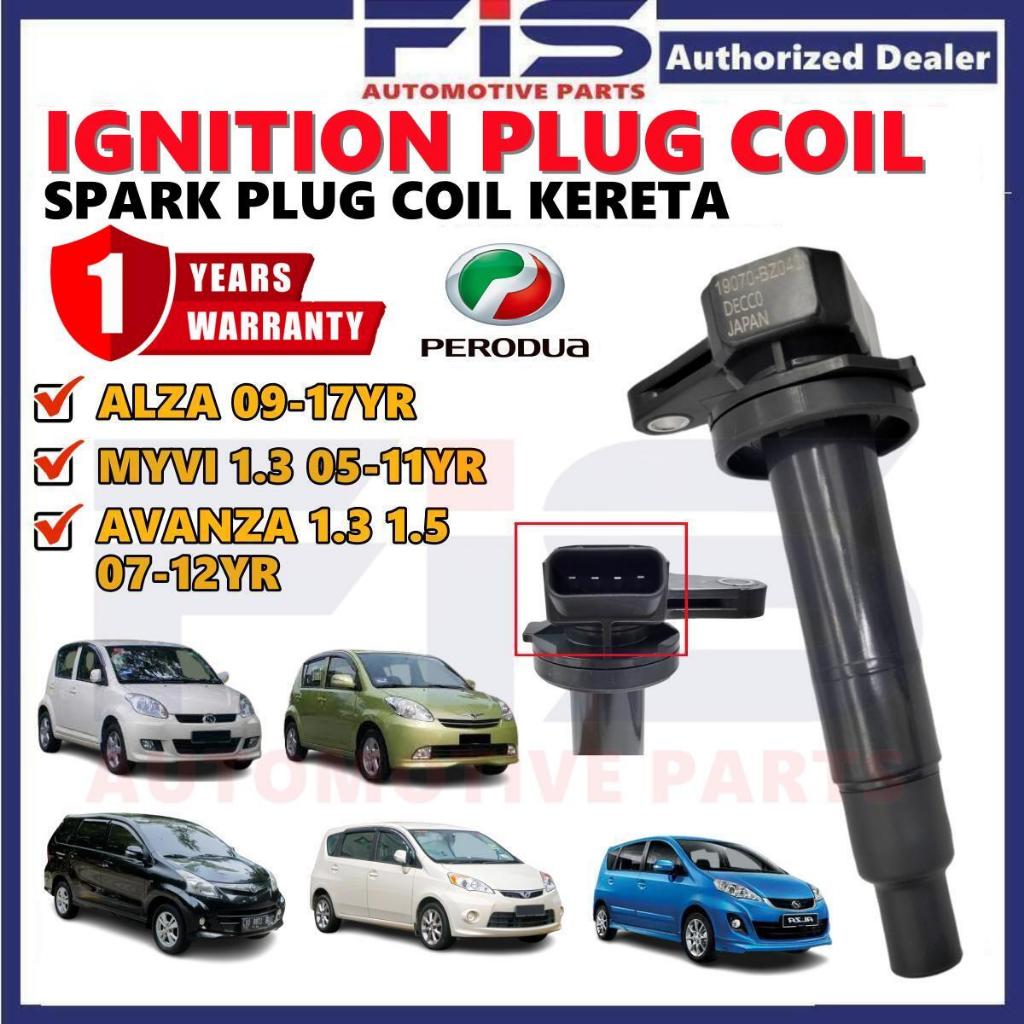 FIS Car Ignition Coil Plug Perodua Alza Myvi 1.3 Avanza 1.3 1.5 2007 ...