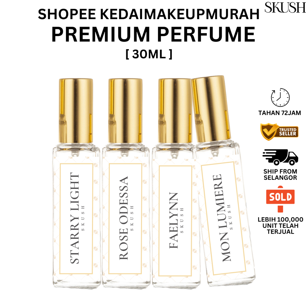 [ SKUSH PERFUME PREMIUM ] 30ML Perfume For Women Man Viral Grade Parfum ...