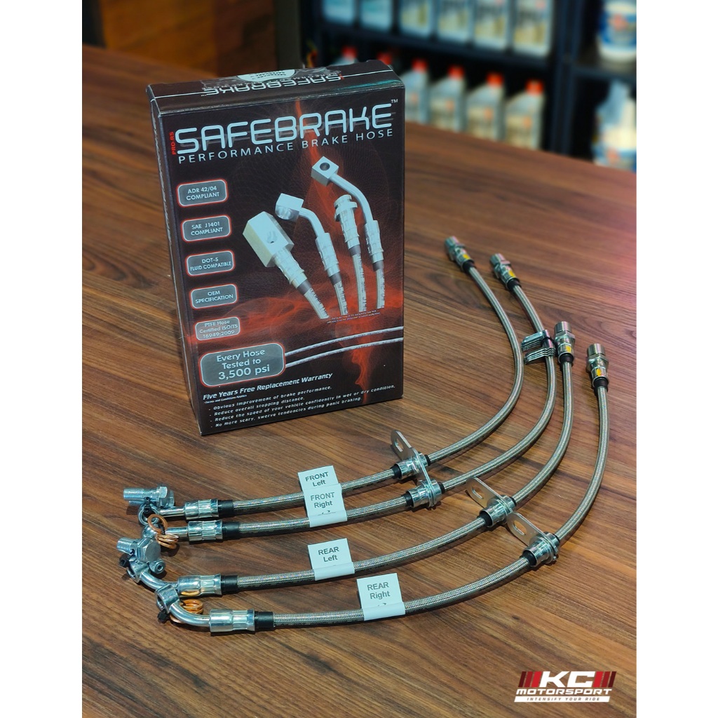 Toyota Corolla KE70 T18 1979-1987 - Pro RS Safebrake Steel Braided ...