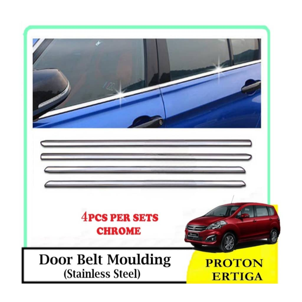 Proton Ertiga Window Trim Chrome Lining / Door Belt Moulding | Shopee ...