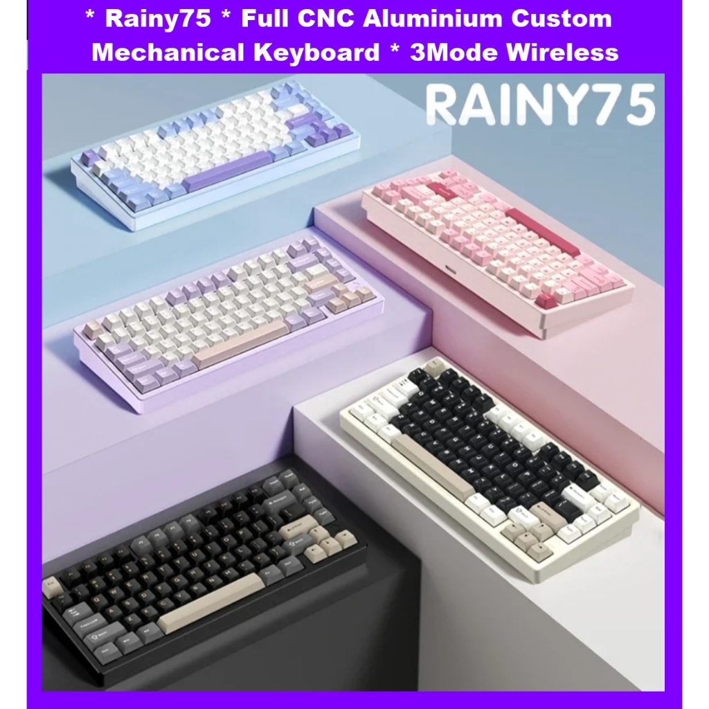 RAINY75 WOB FULL BUILD KEYBOARD | Shopee Malaysia