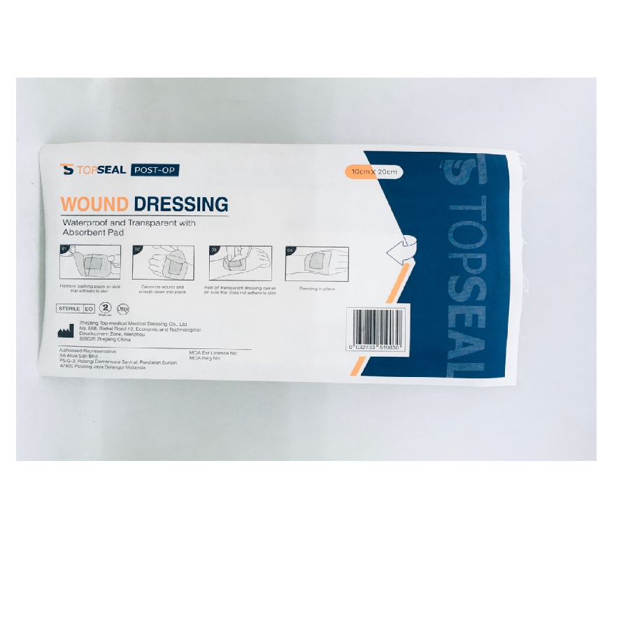 TOPSEAL POST-OP WOUND DRESSING ( 10 CM X 20 CM) (7'S) | Shopee Malaysia