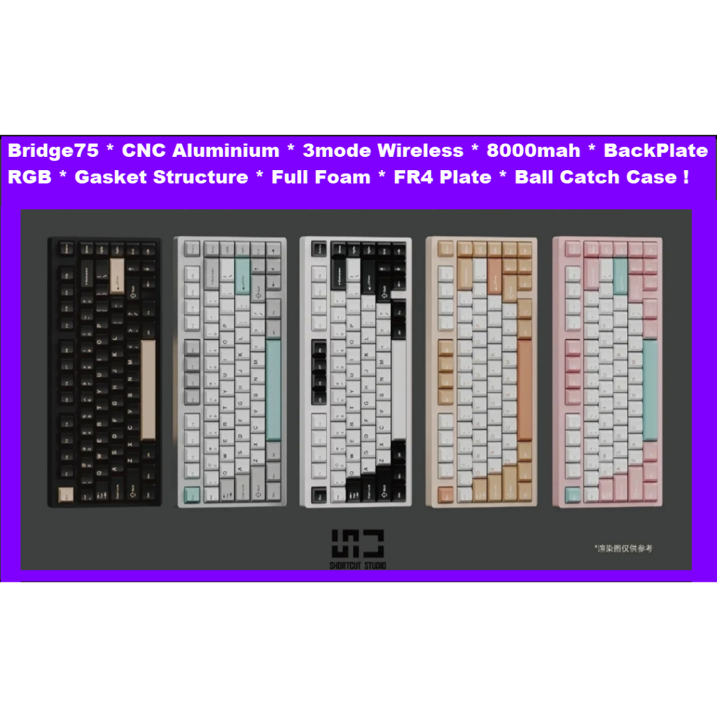 Bridge75 SC Studio Custom Mechanical Keyboard | Shopee Malaysia