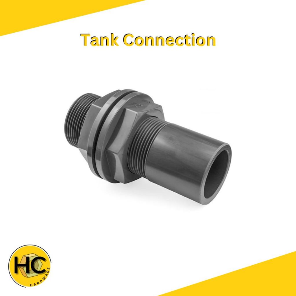 PVC Pipe Fitting Tank Connector Penyambung Paip Connector 15mm 20mm ...